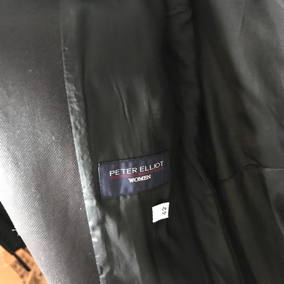 Peter Elliot | Jackets & Coats | Peter Elliot Black Long Blazer Jacket ...